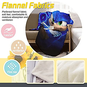 Ultra Soft Lightweight Flannel Fleece Air Conditioner Blanket for Bed Couch Living Room Throw Blanket 50"X40"