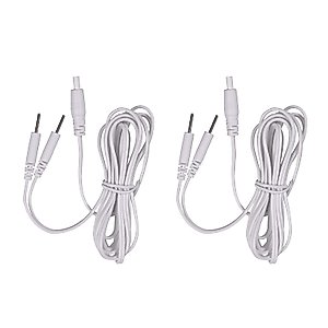 2 Count TENS Wires Pin Electrode Wires for TENS Unit Electrodes Cords Lead Wires TENS Cable