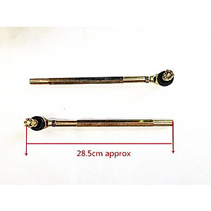 300mm Steering Wheel 110cc Go Kart , PRO BAT, Go Kart Go Cart ATV UTV 110cc 125cc 140cc 150cc Steering Wheel Tie Rod Rack Adjustable Shaft Tie Rod Kits