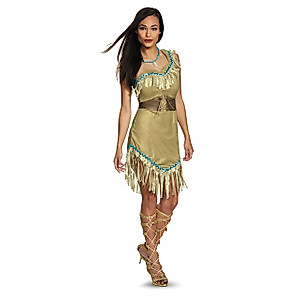 Disguise womens pocahontas adult sized costumes, Multi, S 4-6 US