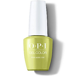XPRESS ECOMMERCE NAIL ART STICKER WITH GEL NAIL POLISH COMBO SIZE 15ML - 0.5 FL OZ COLOR: Pear-adise Cove