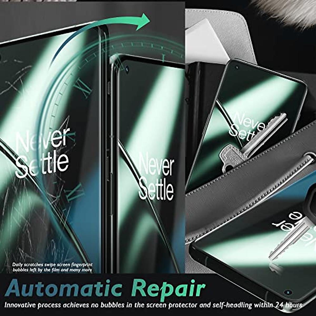 Orzero (3 Pack) Compatible for OnePlus 11 5G Screen Protector, Premium Soft Edge to Edge High Definition TPU Anti-Scratch Bubble-Free (Lifetime Replacement)