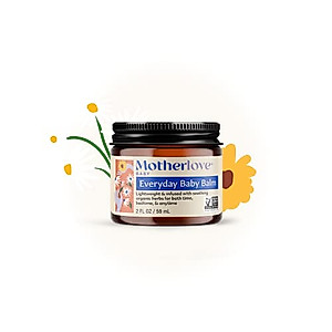 Motherlove Everyday Baby Balm (2oz) Plant-Based, All-Natural Baby Essential for Newborns, Infants, & Toddlers—Moisturizing Herbal Salve w/Calming Chamomile—Non-GMO, Organic Herbs, Cruelty-Free