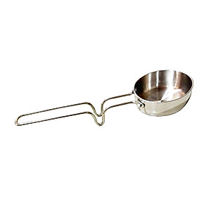 Satre Online and Marketing Stainless Steel Triply Flat Tadka Pan, Vagariya, Fry Pan, Steel Flat Tadka Pan, Size No. 7