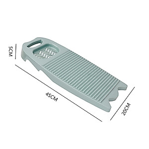 Khakho Plastic Mini Washboard Rectangle Washing Clothes Board Hand Washing Clothes and Small Delicate Articles