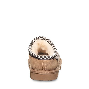 BEARPAW Tabitha Youth Hickory Size 1 | Youth's Slipper | Youth's Shoe | Comfortable & Lightweight