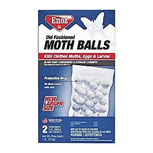 Enoz Made in The USA Old Fashioned Moth Balls - 1 Pound