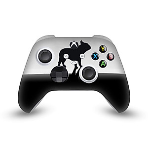 Head Case Designs Officially Licensed Klaudia Senator Free French Bulldog Matte Vinyl Sticker Gaming Skin Case Cover Compatible with Xbox Series X / S Controller