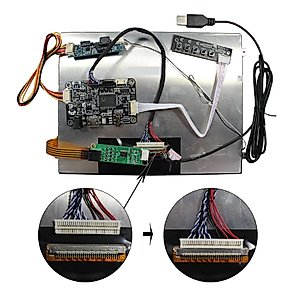 VSDISPLAY 10.4" 10.4 Inch 1024x768 IPS LCD Screen VS104T-003A with Touch Panel VS104TP-A1 & HD-MI Audio LCD Controller Board