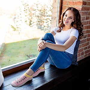 SATINIOR 6 Pairs Cool Novelty Low Cut Socks Sneakers Ankle Socks Non Slip Socks Soft Cool Socks Running Socks Gifts Idea for Women Girl Men