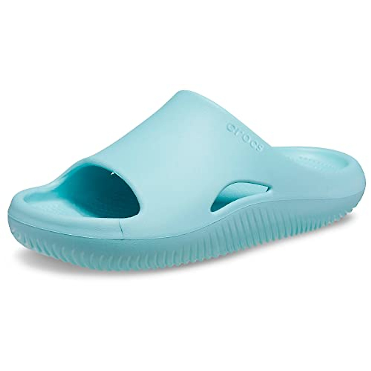 Crocs Unisex Mellow Slides Sandal, Pure Water, 4 US Men