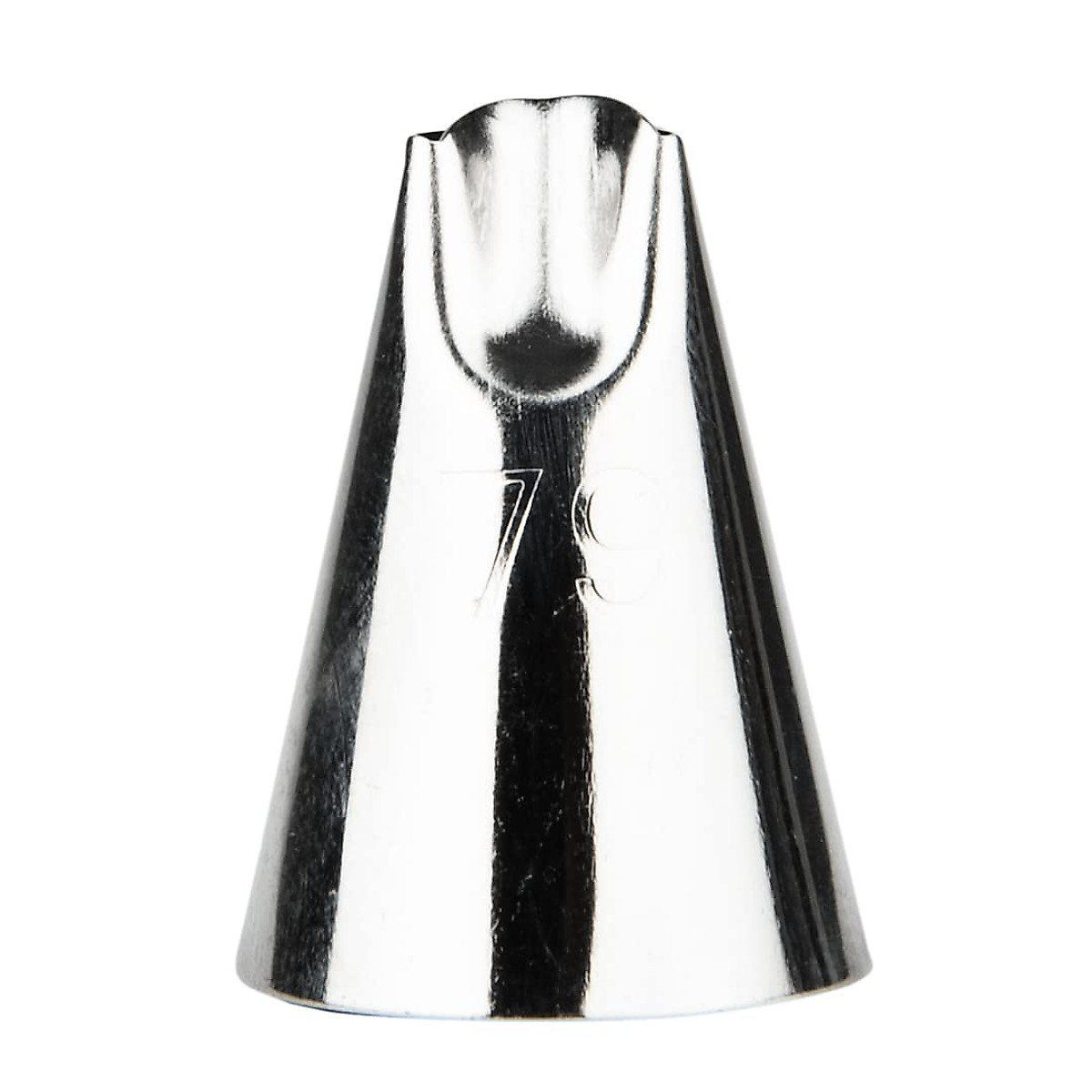 Restaurantware Pastry Tek Cake Tip 1 Specialty Piping Tip - #79 Dent-Resistant Stainless Steel Icing Decorating Tip Dishwasher-Safe Decorate Cupcakes Cakes or Cookies