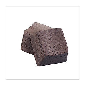 HFSECURITY GH60 Full Set Solid Wood Keycaps Customized Handmade Keycaps for Cherry Mx Switch Mechanical Gaming Keyboard Use Wood Keycaps (104fullkeycaps)