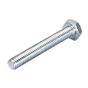 uxcell Hex Head Screw Bolts Carbon Steel 1/4"-20x2" Fastener Grade 5 UNC 10pcs