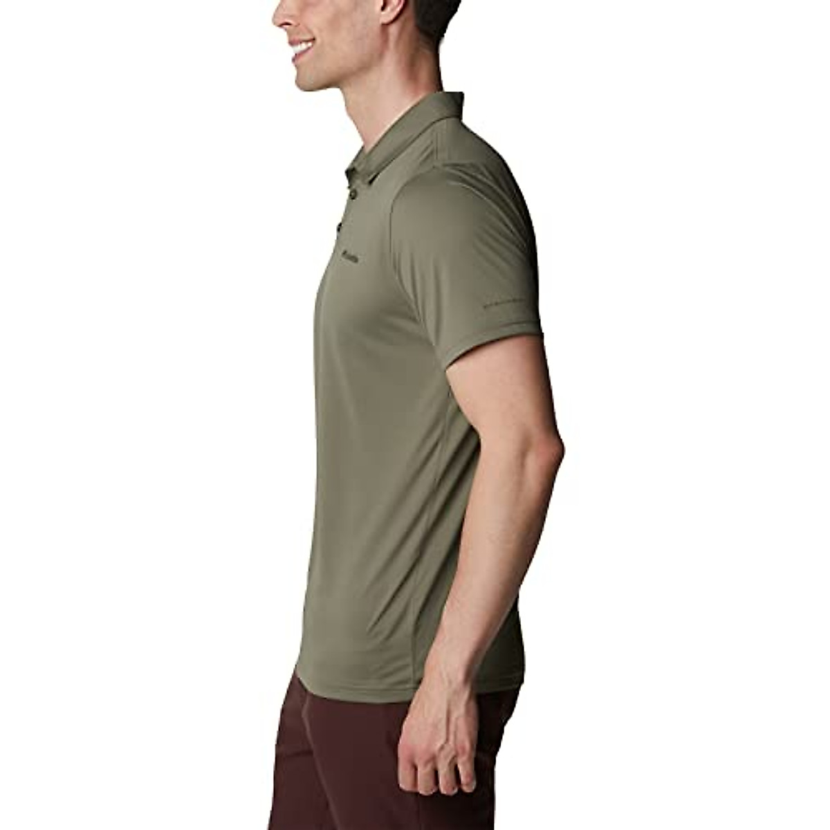 Columbia Men's Hike Polo, Stone Green, Medium