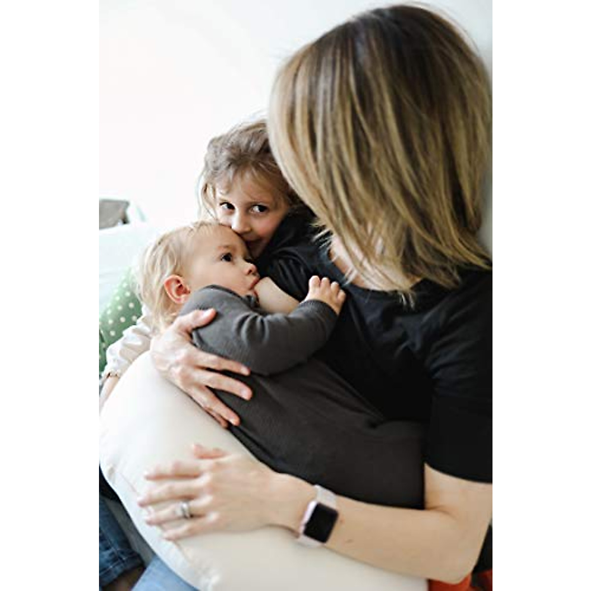 Snuggle Me Organic | Feeding Support | Nursing, Bottle Feeding and Bonding Support | Organic Cotton, Fiberfill | Natural