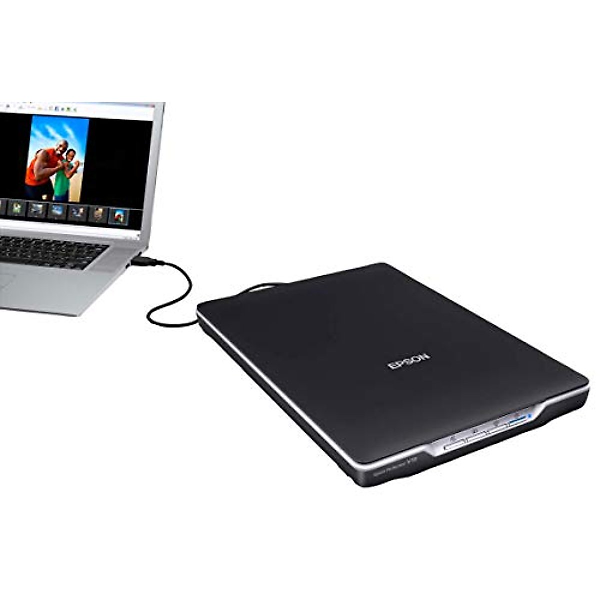 Epson Perfection V19 Color Photo & Document Scanner with scan-to-cloud & 4800 dpi optical resolution , Black