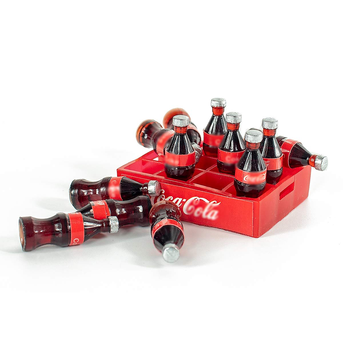 RC Car 1/10 Mini Bottle and Tray Model Toys Decorative Accessories for CC01 RC4WD Axial SXC10 Tamiya D90 D110 TRX-4 Trx4 Rock Crawler Car TF2 (Silver)