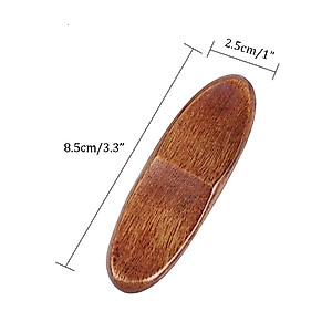 4 Pcs Natural Wood Chopsticks Rest Tableware Knife Forks Spoon Dinner Service Holder Rack