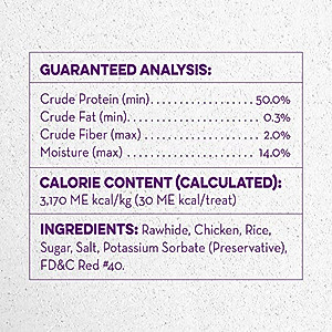 Dingo Non-China Munchy Stix Dog Chews For All Dogs, 50-Count