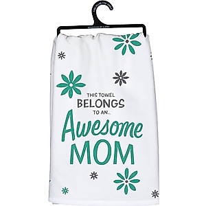 Primitives by Kathy This Towel Belongs to an ... Awesome Mom Decorative Kitchen Towel