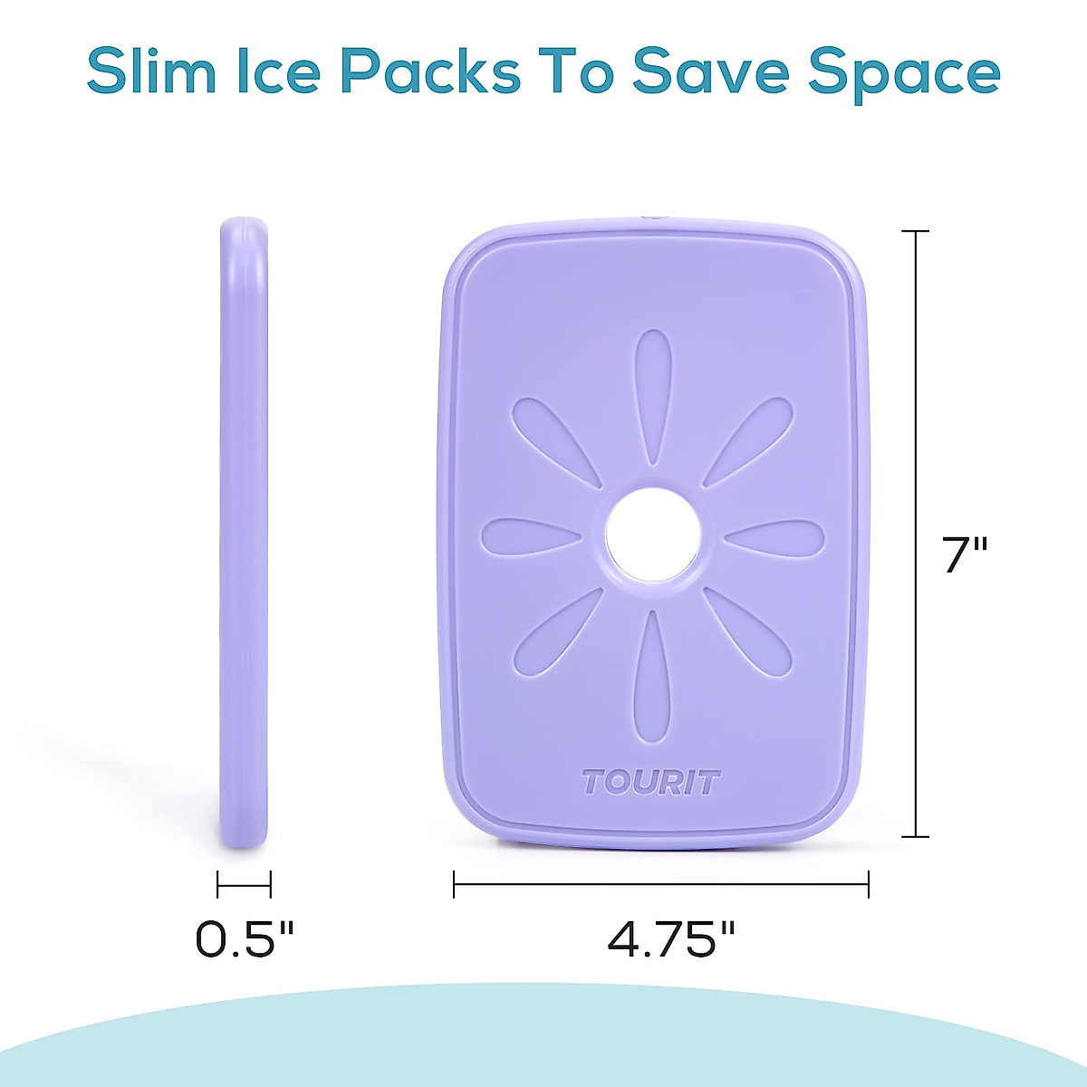 TOURIT Lunch Bag and 2 Ice Packs Bargain Perfect Combination