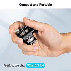 SmallRig Adjustable Camera Monitor Mount for ARRI-Style (Upgrade), 360° Swivel and 180° Tilt Monitor Holder Anti-Twist Support 5” and 7” Field Monitor- 2903B