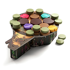 Kabuto Sumo: Bug Wrestling - Board Game - Dexterity Game - 2 to 4 Players - 15-20 Minutes Play Time