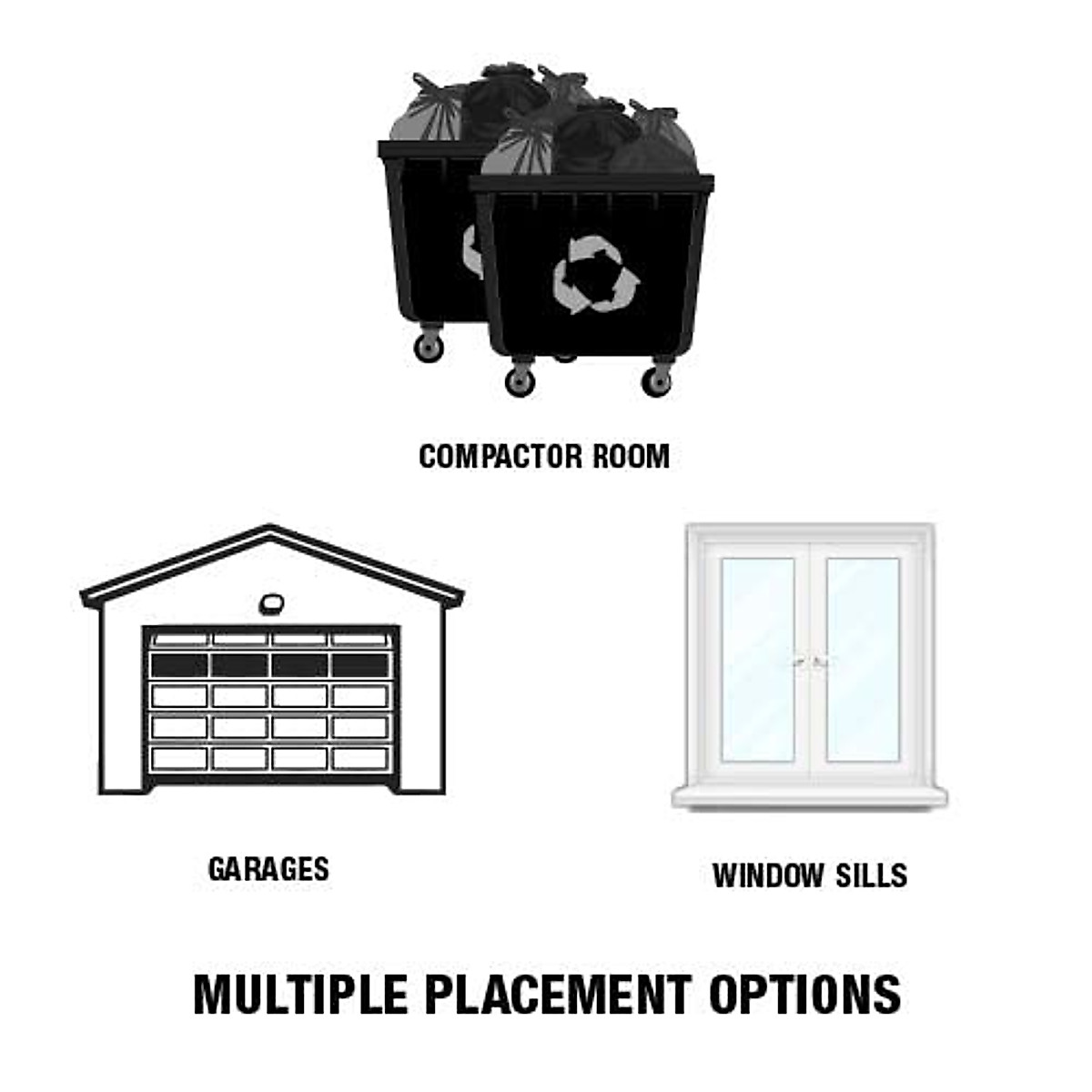 Catchmaster Fly Trap Bundle, Gold Stick 4-Pack & Fly Bag 4-Pack, Fruit Fly Traps for Indoors & Outdoors, for Garage, Backyard, Pool, Patio & Camping