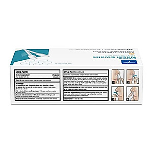 Medline Antiseptic Nasal Swabs, Reduces 99.99% of Bacteria, Presaturated, 62% Ethyl Alcohol, Pleasant Kiwi Scent, Individually Wrapped, 10 Count