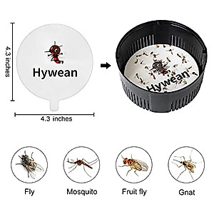 24 Pack Fly Trap Refill Glue Boards Fits for 4.3" Mosquito Traps Glue Boards for Insects Use