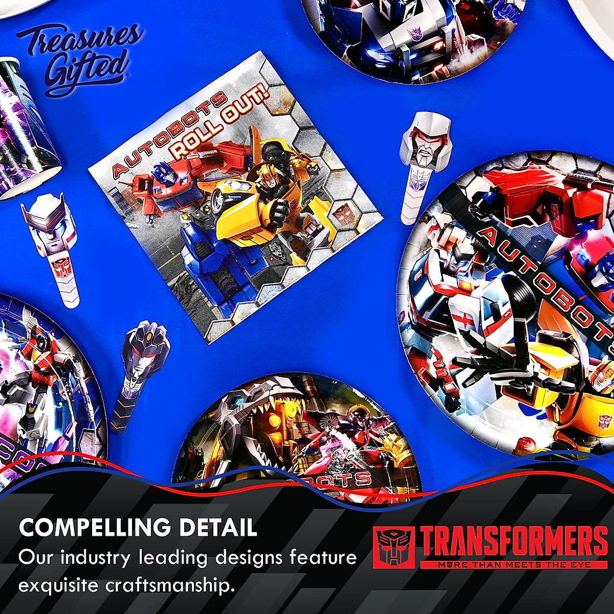 Transformers Cake Topper - Officially Licensed Party Decorations