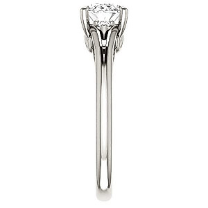 JEWELERYN 2 CT Oval Colorless Moissanite Engagement Ring for Women/Her, Wedding Bridal Ring Sets, Eternity Sterling Silver Solid Gold Diamond Solitaire 4-Prong Set for Her (5)