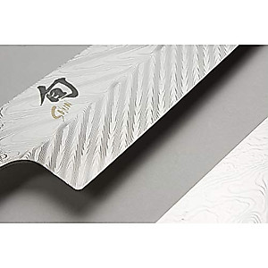 Shun Cutlery Dual Core Kiritsuke Knife 8”, Master Chef's Knife, Ideal for All-Around Food Preparation, Authentic, Handcrafted Japanese Knife, Professional Chef Knife