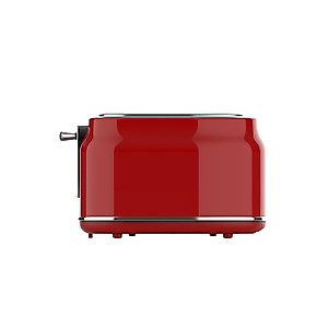 CULINARY CHEF CCTO102-RED, 2 Slice Toaster, Retro Style, Wide Slot for Bread, English Muffins, Croissants, and Bagels, 5 Adjustable Toast Settings, Cancel and Defrost, 900w, Red