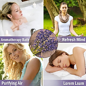 June Fox Dried Lavender Flowers 270-300 Stems 100% Natural Dried Lavender Bunches for Home Decoration, Home Fragrance, Handmade Soap Flower