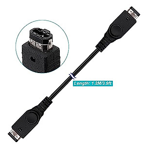 CUENSTOP GBA Link Cable, 2 Player Game Link Cable for Nintendo Gameboy Advance SP/Gameboy Advance, 3.9ft