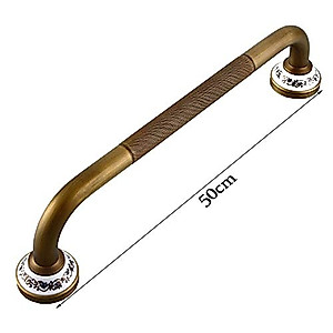CRODY Bath Wall Attachment Handrails Grab Bar Rails Bathroom Shower Bathroom Grab Bar,Wall Mounted Straight Towel Rack,Shower Room Safety Handrail