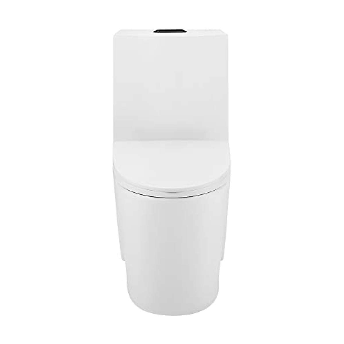 Swiss Madison Well Made Forever SM-1T254HB, St. Tropez One Piece Elongated Toilet Dual Vortex Flush, Black Hardware