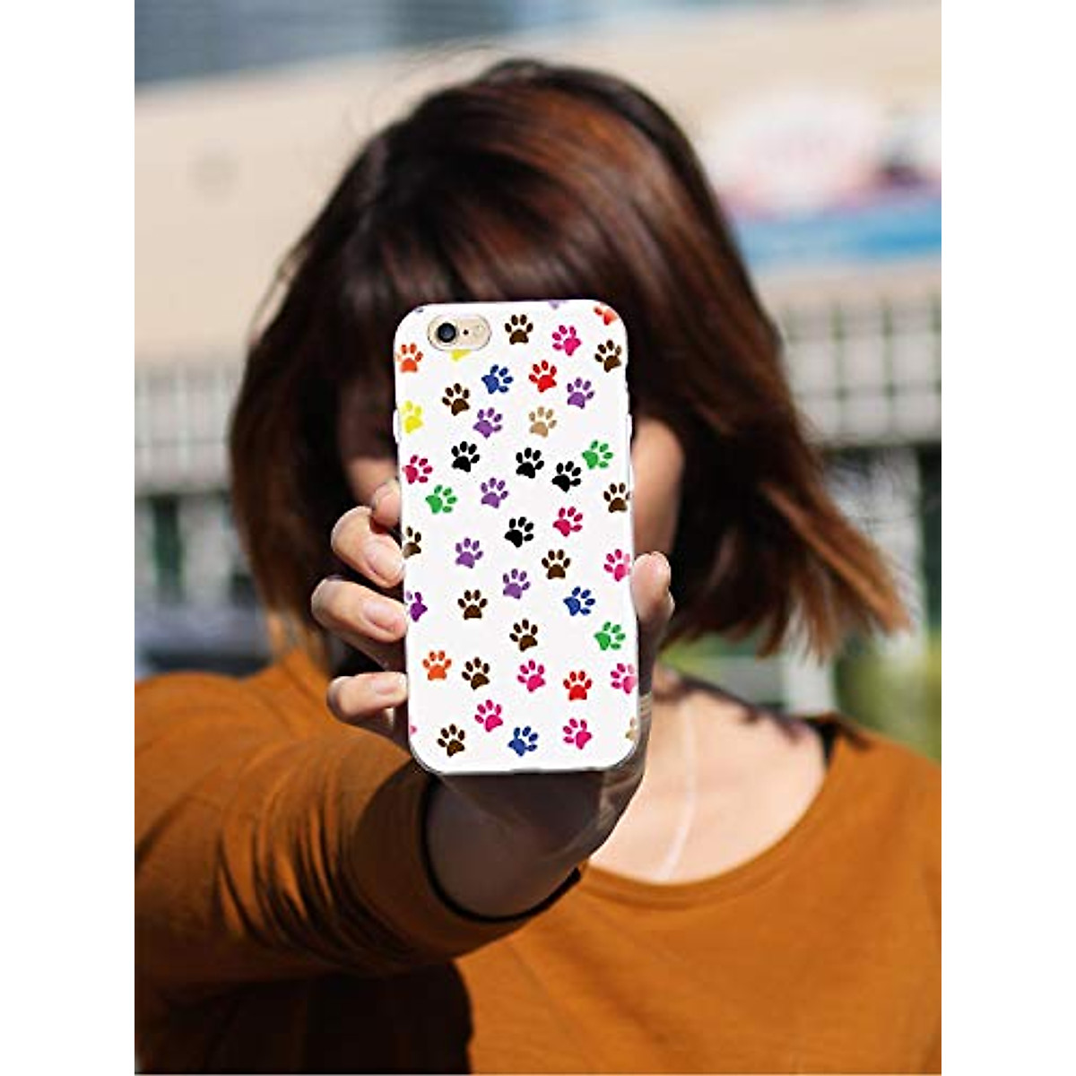 Inspired Cases - 3D Textured Galaxy Note 10 Plus Case - Rubber Bumper Cover - Protective Phone Case for Samsung Galaxy Note 10 Plus - Paw Print Pattern Dog or Cat
