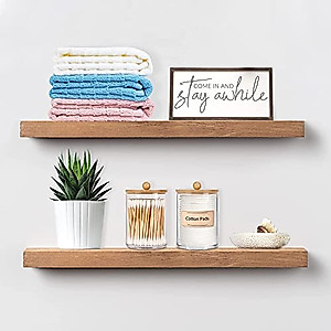 SGHUO 4 Pack 10oz Qtip Holder High Bathroom Organizer Set