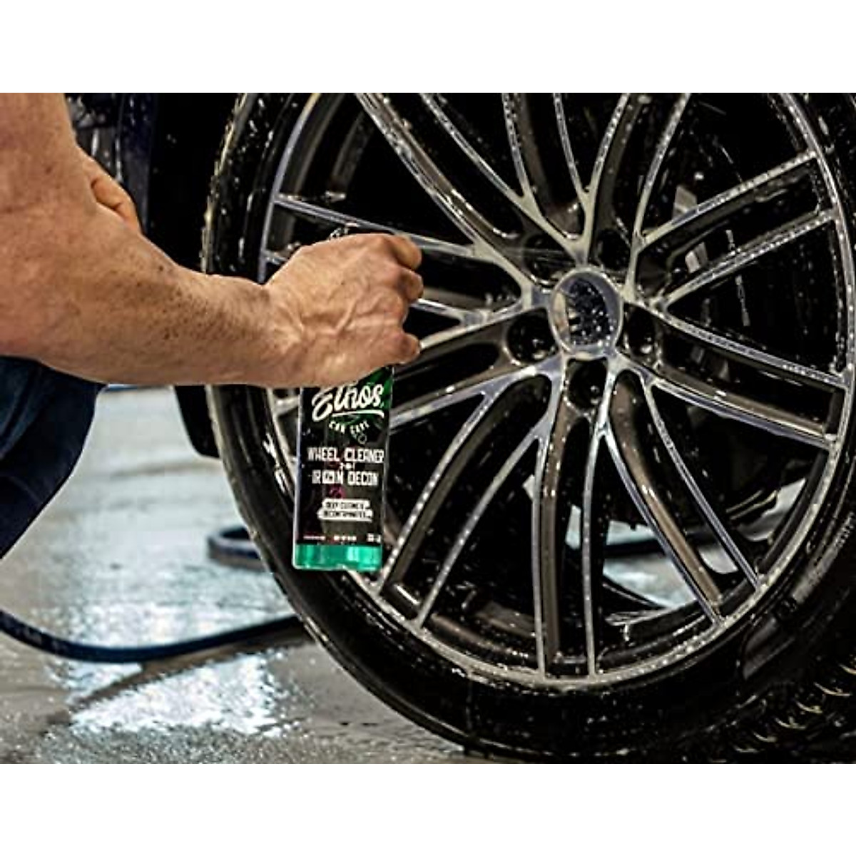 Ethos Wheel Cleaner - Car Wheel Cleaner Spray - Brake Dust, Iron Remover - Color Change Technology - Professional Strength Formula (16 Oz)