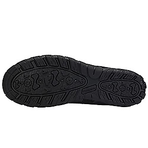 Whatseaso Water Shoes Men Quick Dry Barefoot Beach Aqua Sport Swim Surf Pool Diving Walking for Men Women 12 Women/11 Men, Black