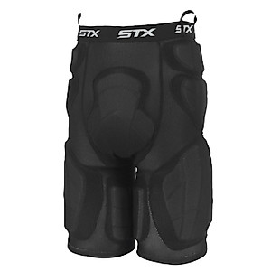 STX Mens Modern Lacrosse-protective-pants, Black, Medium US