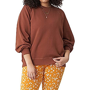 Bandier x Sincerely Jules_The Juniper Crew Neck Sweatshirt Sunbaked-M