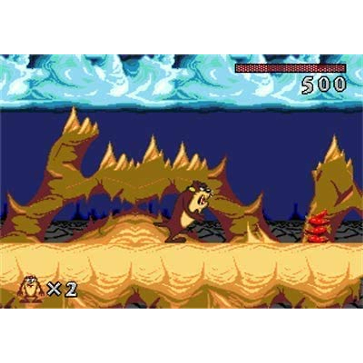 Taz-Mania (Sega Genesis) – Reproduction Video Game Cartridge