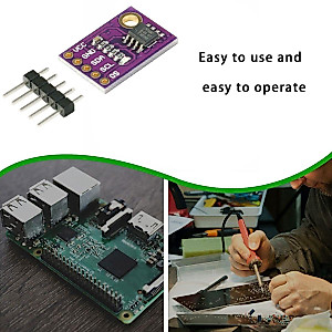 DKARDU 4 pcs LM75 LM75A Temperature Sensor Module LM75BD Sensor Module High Speed I2C IIC Interface High Precision Temperature Sensor with Dupont Cable