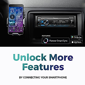 Pioneer MXT-S3266BT Car System Package – Digital Media Receiver Featuring Pioneer Smart Sync Smartphone App Control with 2 Pairs of 6-1/2" 2-Way Speakers
