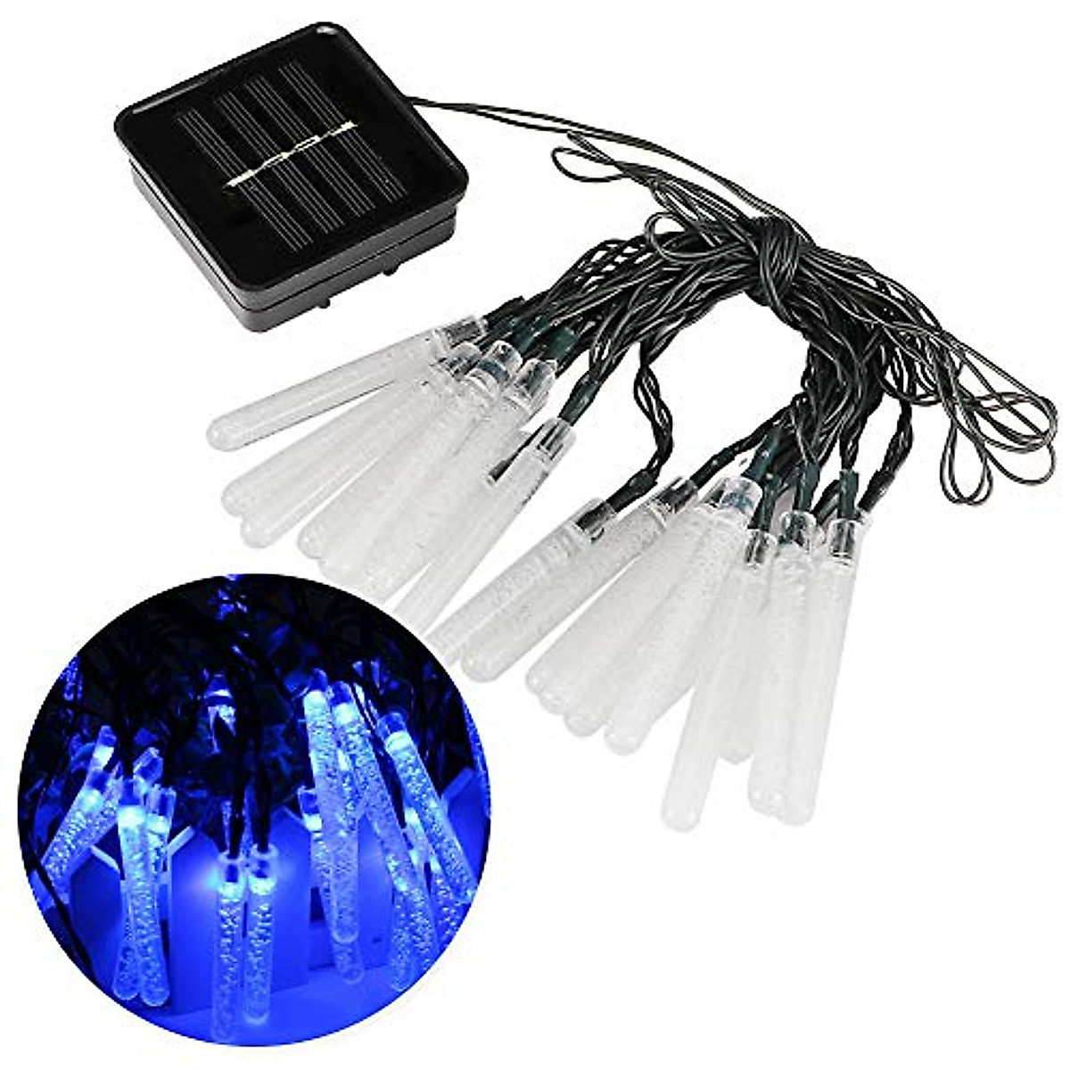 Solar String Lights Outdoor, Energy Saving Romantic and Warm Outdoor Solar Lights String for Home Decoration for Garden for Wedding Party(Default)