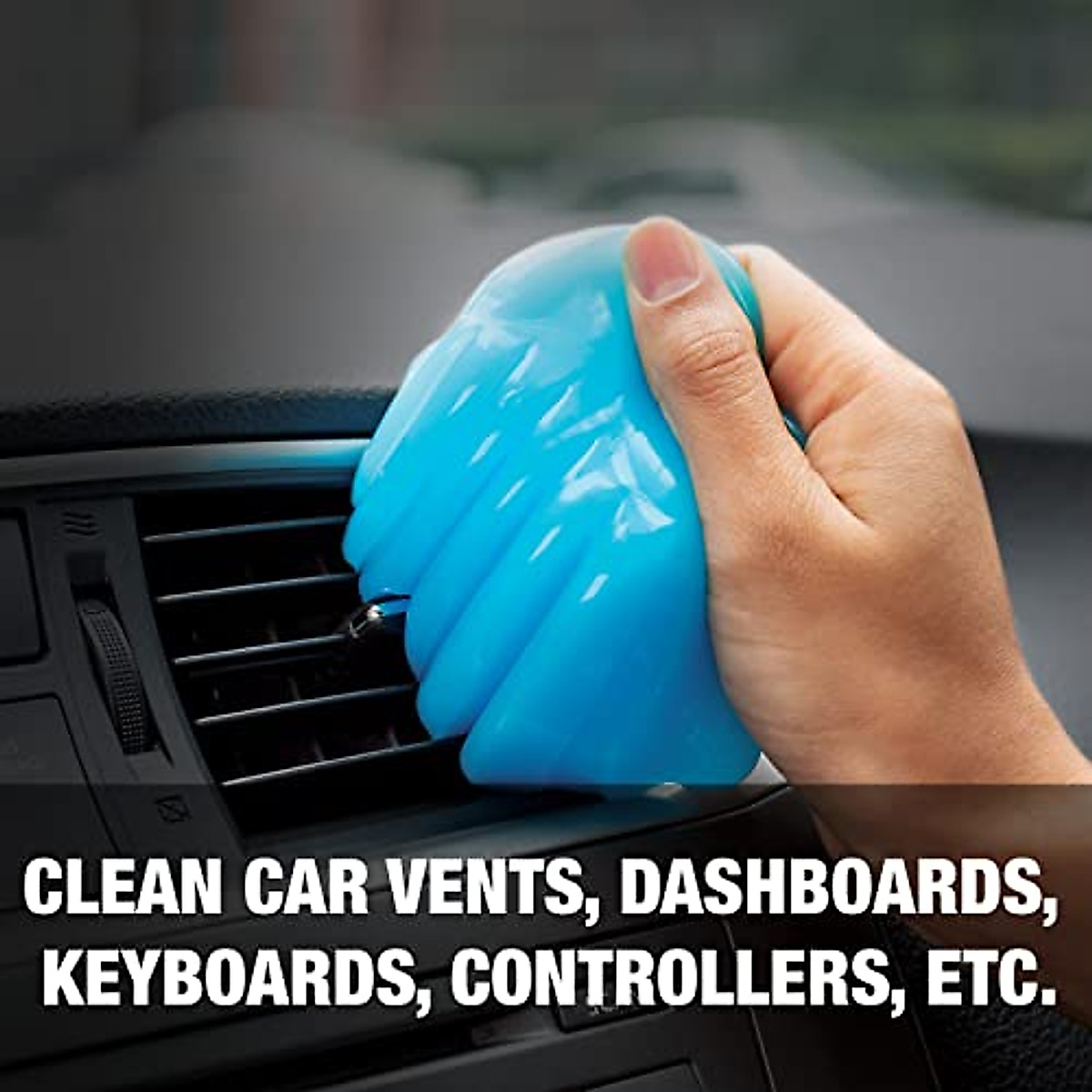 Auto Joe ATJ-DCG1-2PK Dust Removing Cleaning Gel for Car Interiors and More, Blue, 2-Pack